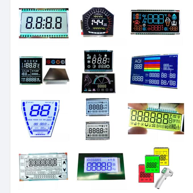 Water Meter Display FPC Flexible 7 Segment COG COB LCD Display Module Water Meter Display FPC Flexible 7 Segment COG COB LCD Display Module